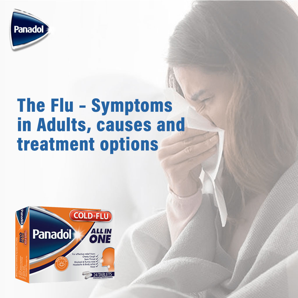 Panadol Cold & Flu All In One Tablets For Cough, Cold & Flu Symptoms ...