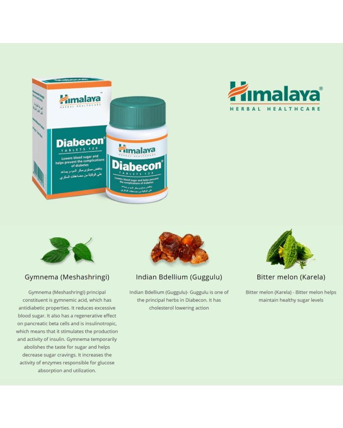 HIMALAYA DIABECON TABLETS 120’S – Guadian Pharmacy